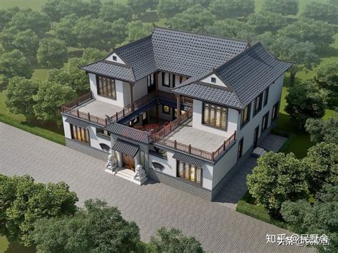 最美农村二层四合院主体造价仅花了25万亲朋好友都说好 知乎