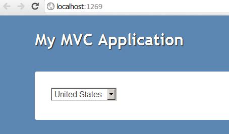 Drop Down Menu Razor Html DropdownList Provide Please Select As OptionLabel AND US As