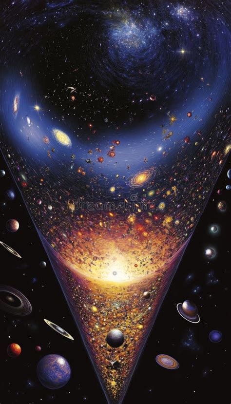 Illustration Of Cosmic Entropy Exploring The Evolution Of Energy And Cosmic Systems In The