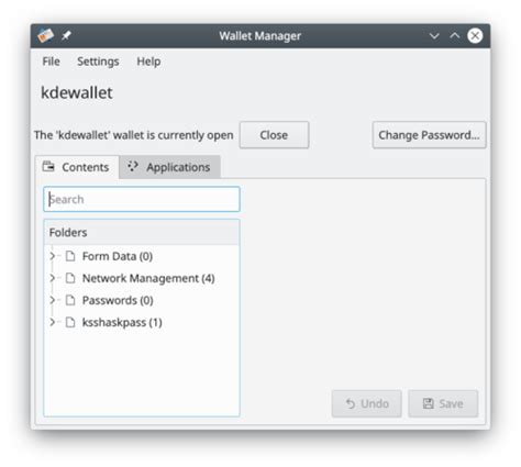 Kde Wallet Manager Kde Userbase Wiki