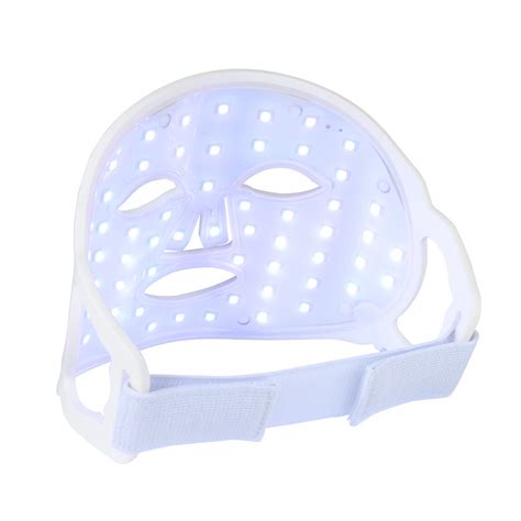 7 цвята Силиконова Led светлинна терапия за лице и шия Маска за подмладяване на лицето против