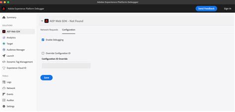 debug in adobe experience platform web sdk adobe data collection