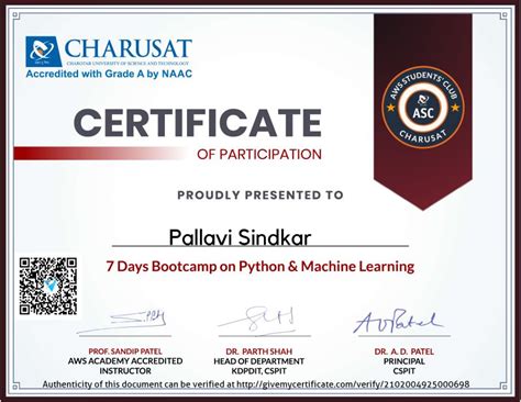 Pallavi Sindkar On Linkedin Aws Machinelearning Python Ml Machinelearning Aws Charusat