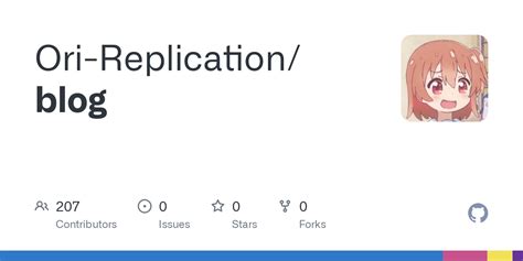 Github Ori Replicationblog