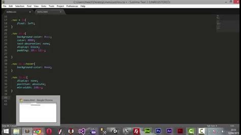 Crear Un Menú Desplegable Con Html Y Css Youtube