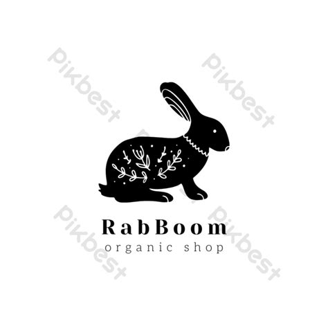 A Beautiful Rabbit Logo Png Images Png Free Download Pikbest