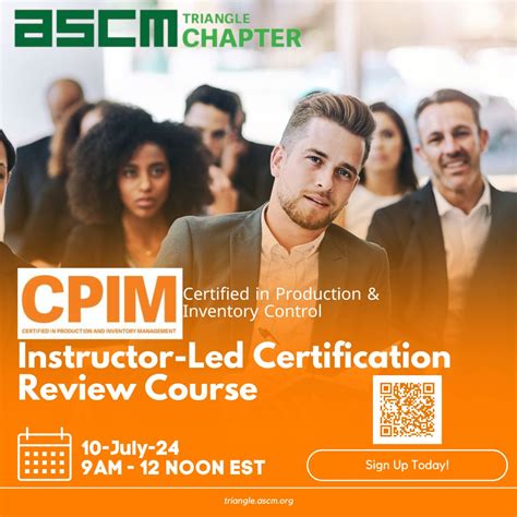 Ascm Triangle Chapter On Linkedin ⭐ Instructor Led Cpim Certification Review Course Coming Up