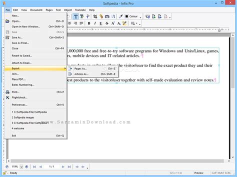 نرم افزار حرفه ای ویرایش pdf با امکانات فراوان برای ویندوز infix