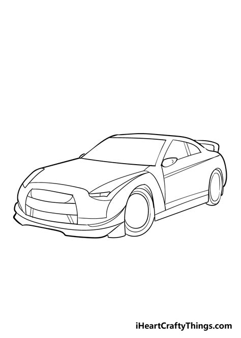 How To Draw A Nascar Car