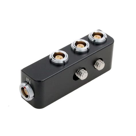 Hangton B Pin Female To Power Splitter Cable Adapter Box For Battery Pack Red Arri Alexa