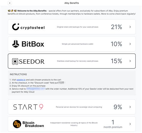 Introducing Alby Benefits