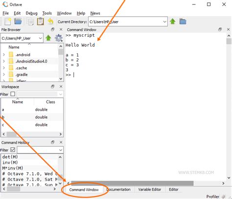 Comment écrire Un Script En Octave