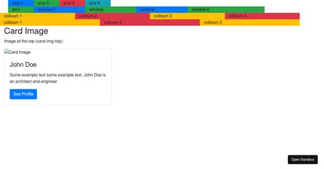 Row Col Grid Codesandbox