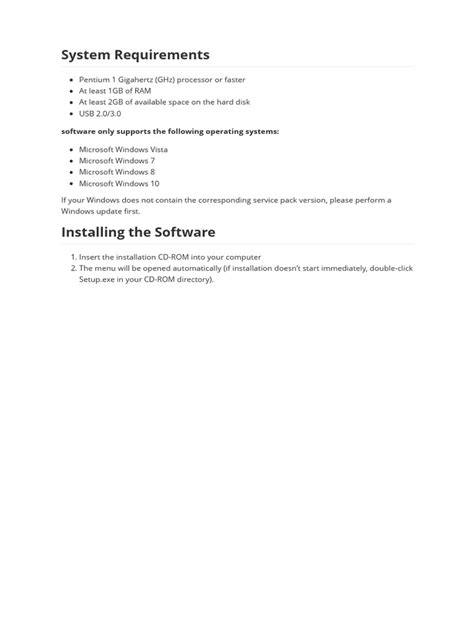 Ut315a Software Installation Instruction Pdf Installation Computer Programs Software