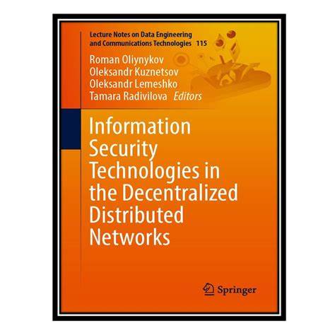 قیمت و خرید کتاب Information Security Technologies In The Decentralized