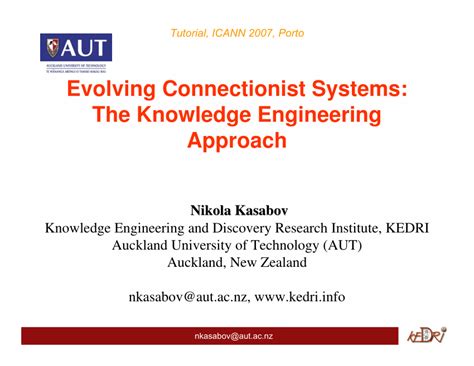 Pdf Evolving Connectionist Systems The Knowledge Engineering Approach