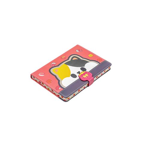 Ginza Button Notebook Tiny K Cat Yellow Kenji