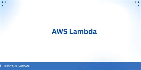 Aws Lambda Dev Community
