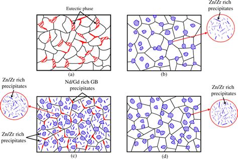A Schematic Representation Of Microstructural Features In Different