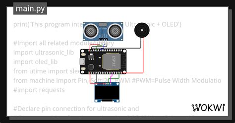 Esp32ultrasonicoled Wokwi Esp32 Stm32 Arduino Simulator