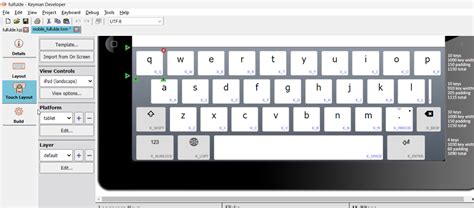 making a touchscreen keyboard