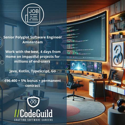 codeguild on linkedin senior polyglot software engineer amsterdam €