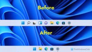 Remove Search Task View Widgets Icons From Windows Taskbar