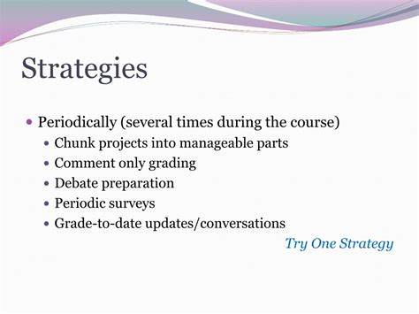 Ppt Enhancing Learning Through Formative And Summative Assessments