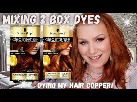 mix two diffe hair dyes together