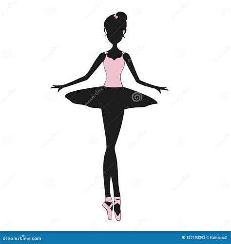 Vector Silueta De Bailarina Silueta Svg Editable Vectorial Silueta De