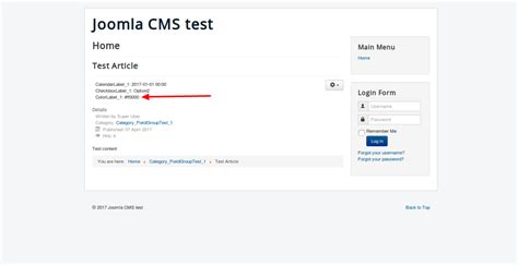 j3 x adding custom fields color field joomla documentation