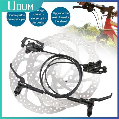 Meroca 자전거 유압 디스크 브레이크 Mtb 더블 피스톤 브레이크 전방 및 후방 8001400mm 산악 자전거 오일 압력 브레이크 Aliexpress