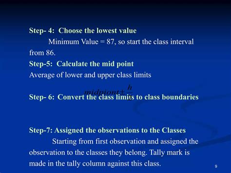 Classification And Tabulation In Biostatic Ppt