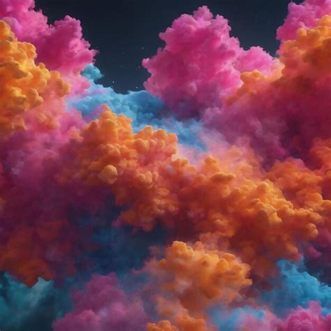 Premium Photo 3d Rendering Of Bright Abstract Cloud From Particle Structure