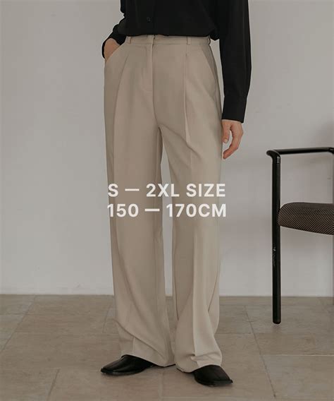 커먼유니크 얼리어텀 할인 5천장돌파s 2xl숏기본롱 기장옵션 폴 밴딩 세미 와이드 슬랙스 간절기가을링클프리맞춤스트레이트격식오피스출근하객 룩