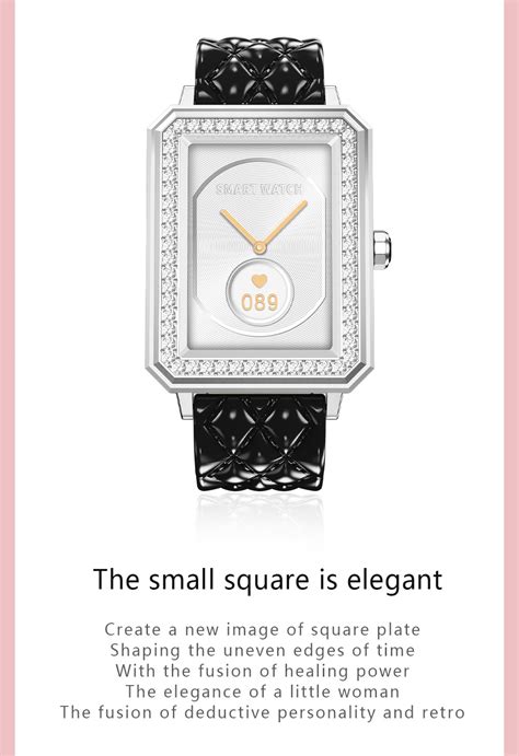 Newest Luxury Smart Watch Bluetooth Android IOS For Womens Smartband Fitness Tracker Heart