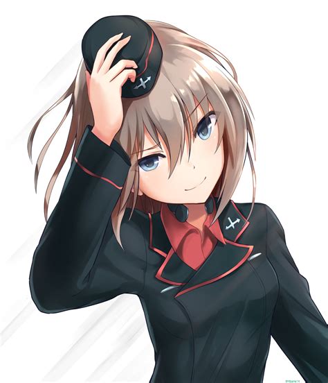 Itsumi Erika Girls Und Panzer Drawn By Akabanehibame Danbooru