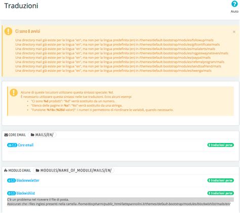 Email Templates Translations Not Working Or Missing Configuring And Using Prestashop