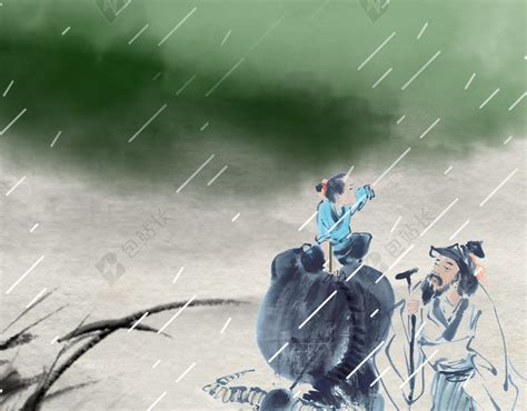 清明雨水节气H5背景 包站长