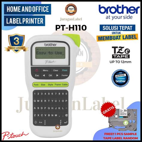 Jual Brother Label Printer Pt H Pt H Pth Label Maker Shopee Indonesia
