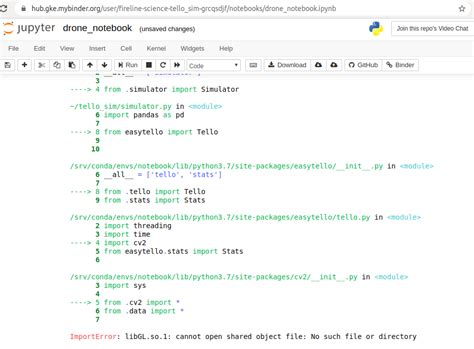Mybinder Importerror Libglso1 Cannot Open Shared Object File No