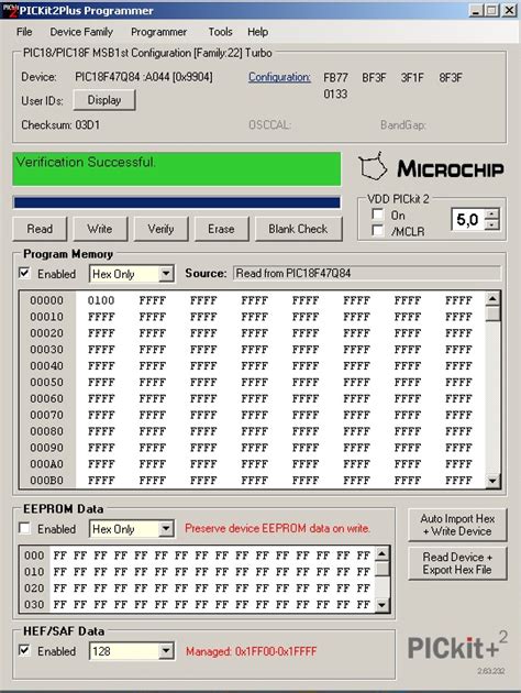 PICKit Plus Software