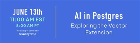 crunchy data on linkedin ai postgres