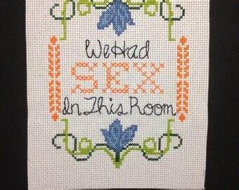 Adult Cross Stitch Etsy