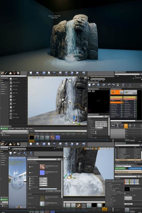 Artstation Intro To Ue4 Vfx Waterfall Tutorials