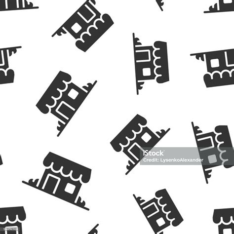 평면 스타일로 아이콘을 구축할 수 있습니다 흰색 고립 된 배경에 타운 마천루 아파트 벡터 일러스트 시티 타워 원활한 패턴 비즈니스 개념 0명에 대한 스톡 벡터 아트 및 기타