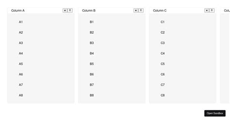 React Dnd Kit Kanban Test Codesandbox