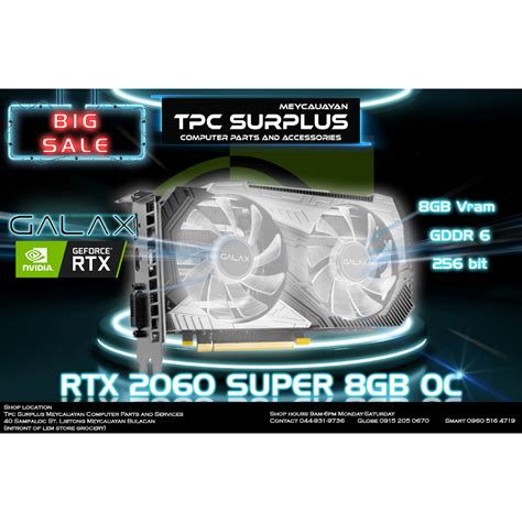 Galax Geforce® Rtx 2060 Super Used 8gb 256bit Ddr6 Shopee Philippines