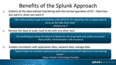 Splunk For Vmware Virtualization Customer Presentation Pptx