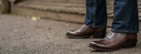 Mens Maverick Cowboy Boot In Anejo Brown Leather Thursday Boots